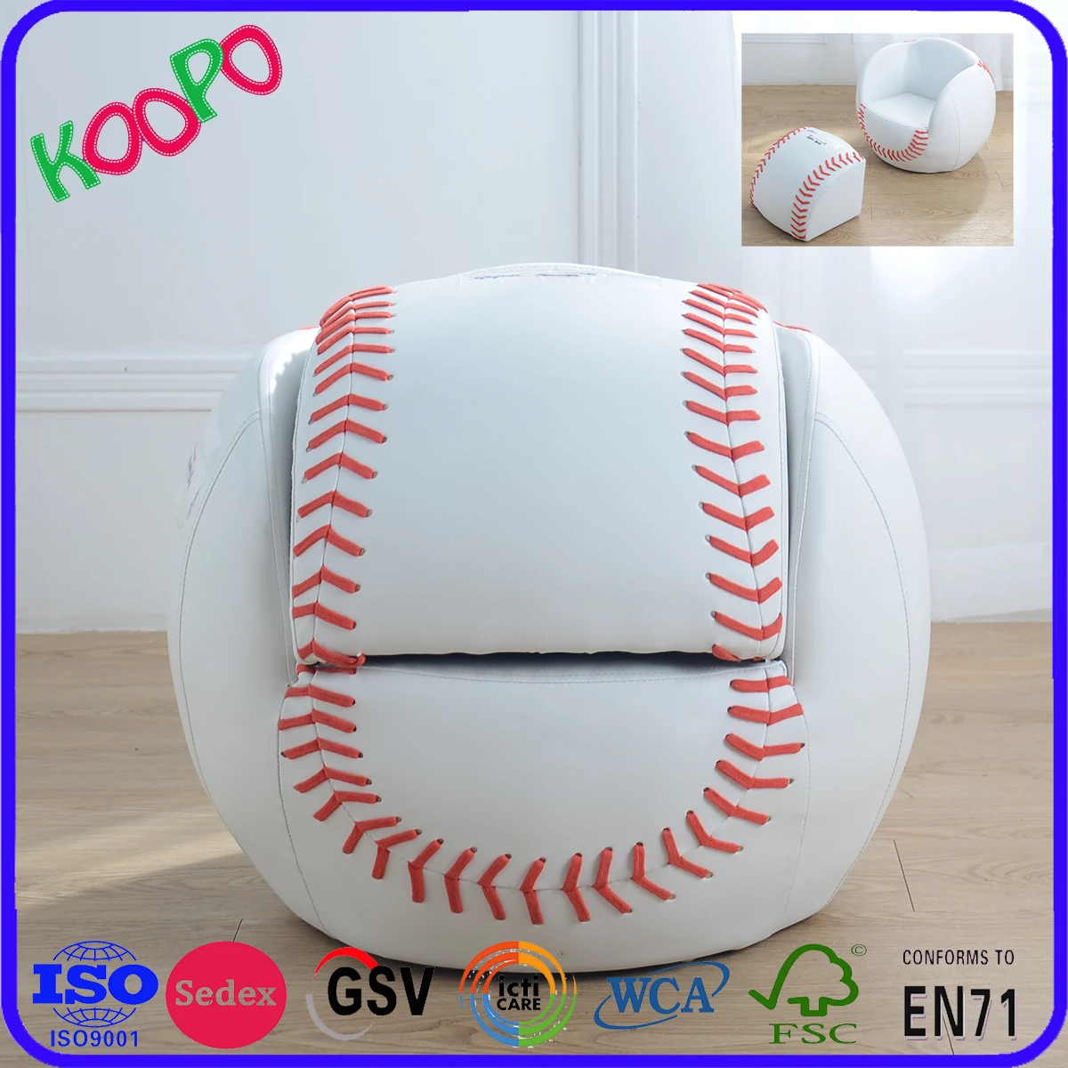 Boys Baseball Chair