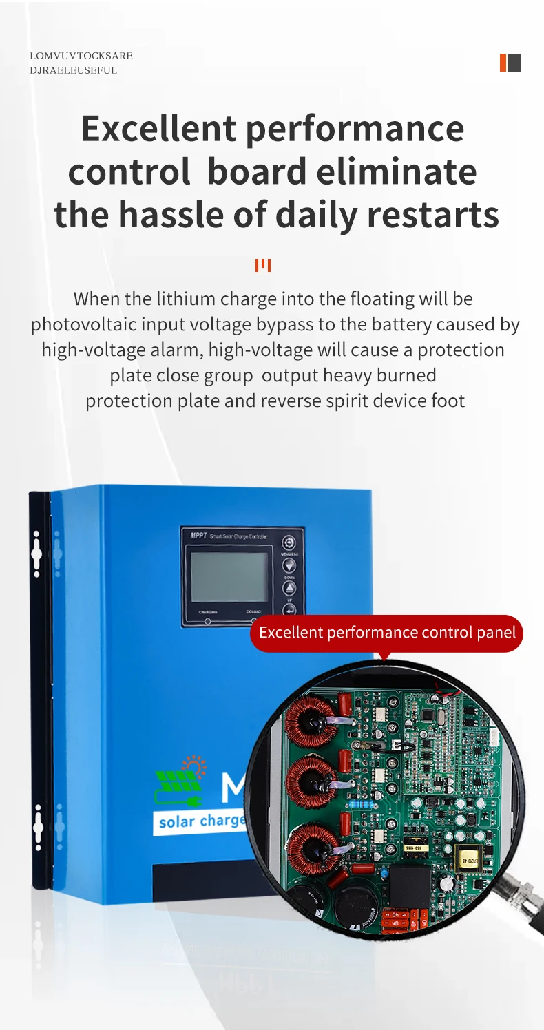 100amp Mppt Solar Charge Controller 50a 60a 80a 120a Mppt Automatic ...