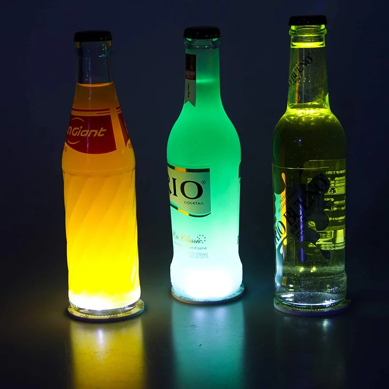 LED Bottle Stickers - Fun Lighting for Parties & Events