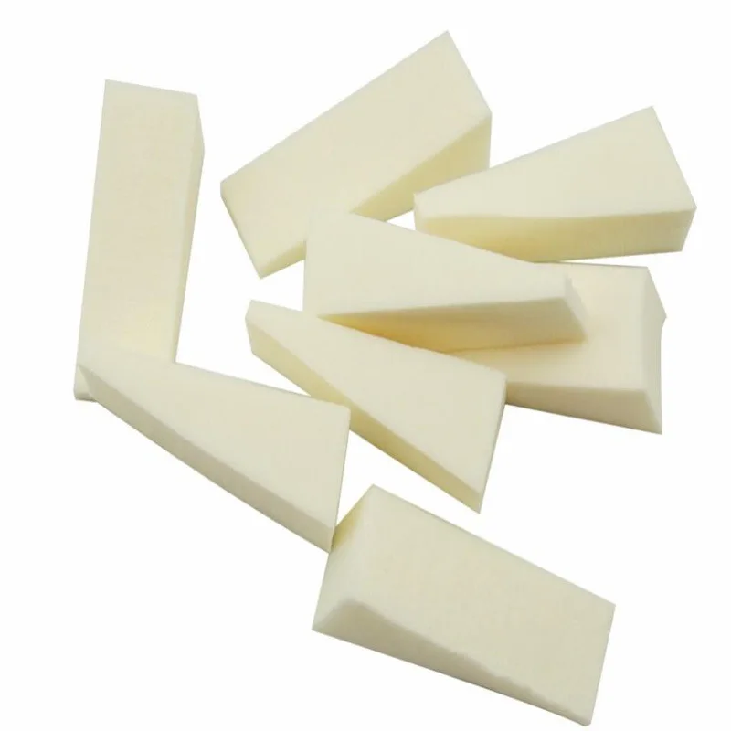 Wedge Makeup Sponge White Latex Free Makeup Wedges Sponge Disposable ...