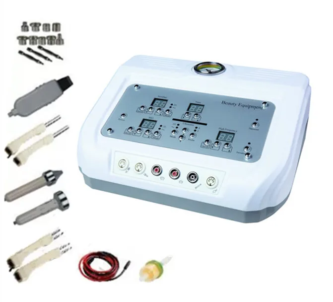 4 In 1 Ultrasonic Skin Scrubber Bio Galvanic Facial Lifting Beauty ...