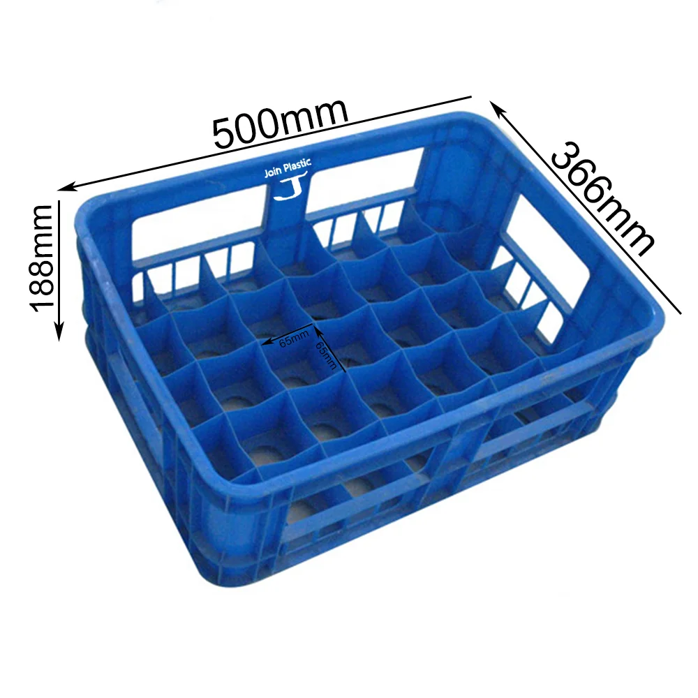 Heavy Duty Dairy Crate - Stackable & Versatile Container
