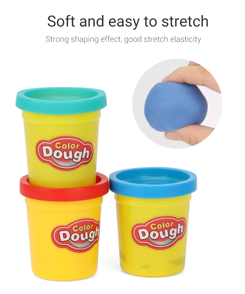 Leemook Cheap Playdough 10 Pack Kit Set Playdough Play Dough Toys ...