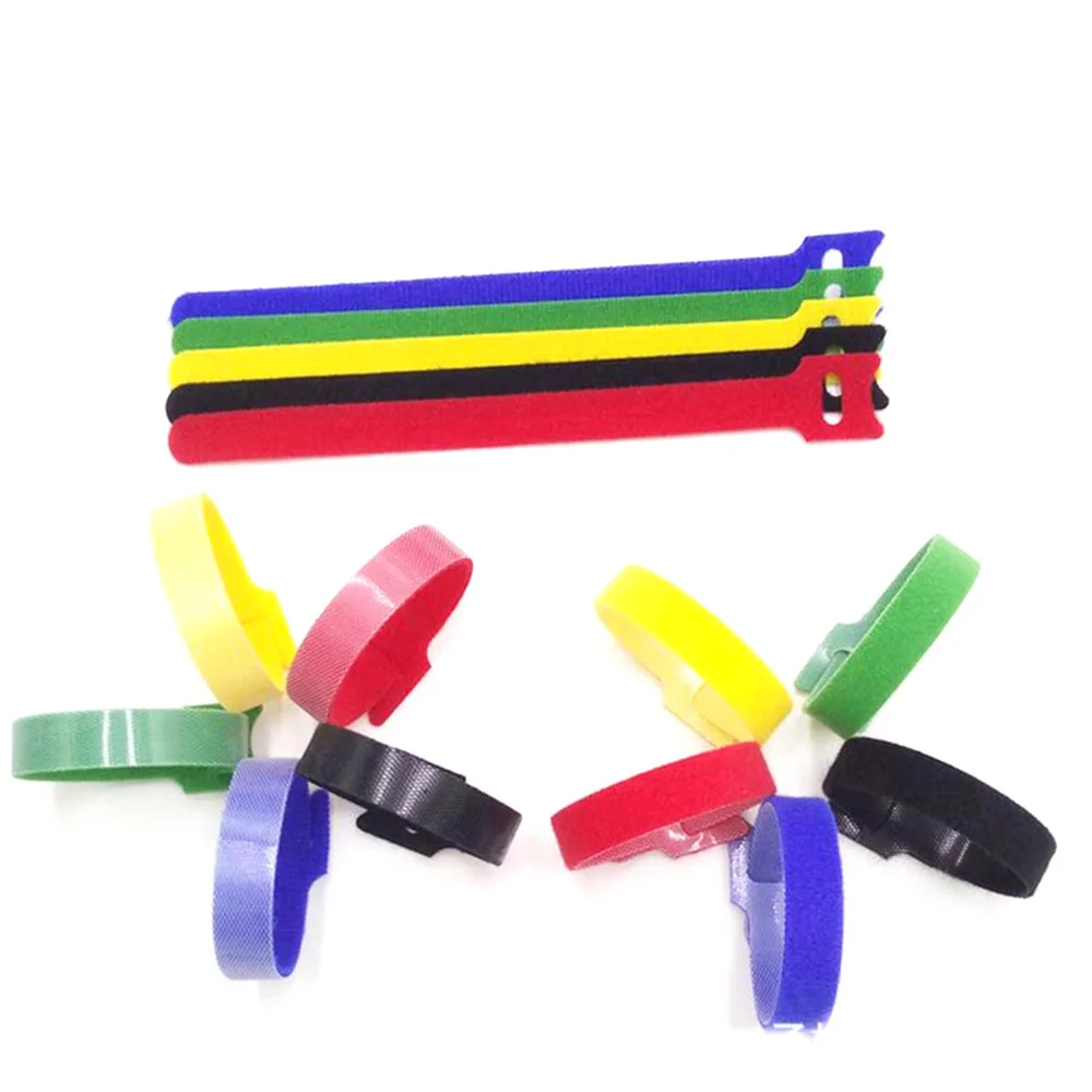 Adjustable Hook-and-loop Straps Colored Back-to-back Customizable Self ...