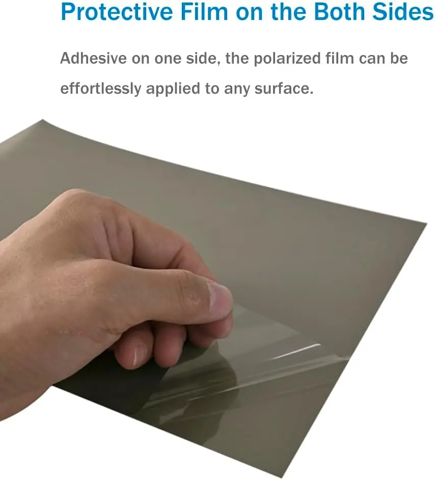 Polarizer Film Sheet Roll 24 / 32 /45 /50 /65 Inch 0 /45 /90 /135 ...