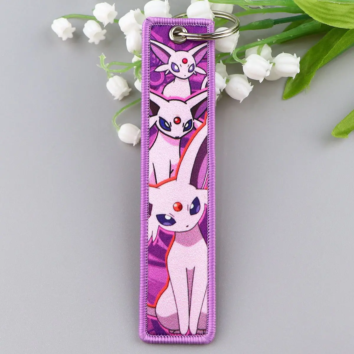 Wholesale Cartoon Pocket Monster Key Ring - Woven Fabric Anime Keychain ...