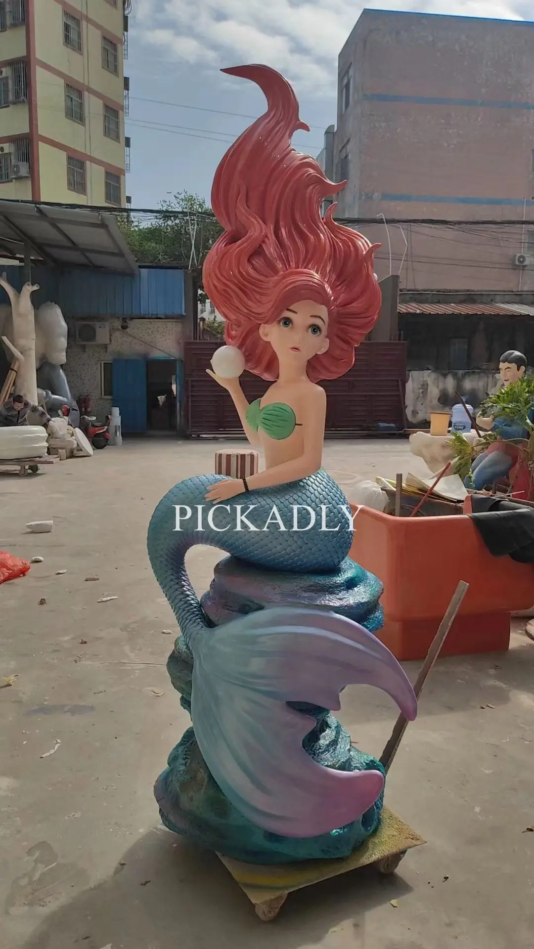 Life Size Mermaid Statue - Resin & Fiberglass Sculpture