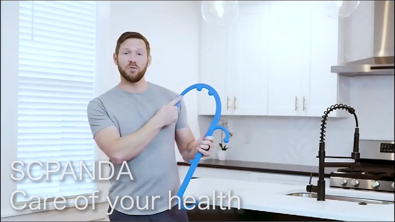 Trigger Point Self Massage Stick Hook Body Muscle Relief Neck Back ...