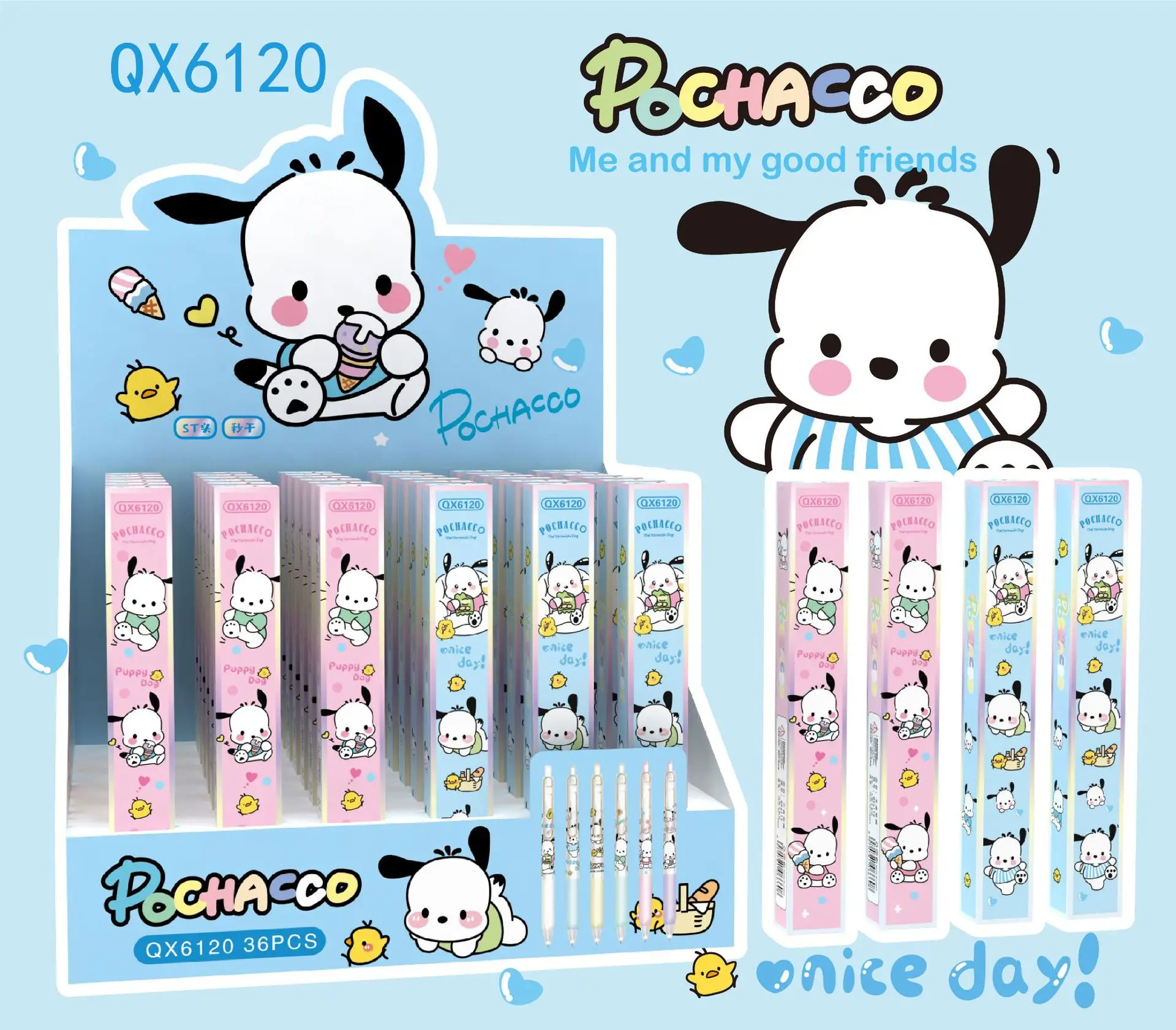 Al 2024 Sanrioes Blind Box Press Neutral Pen Loopy Ruby Little Beaver ...