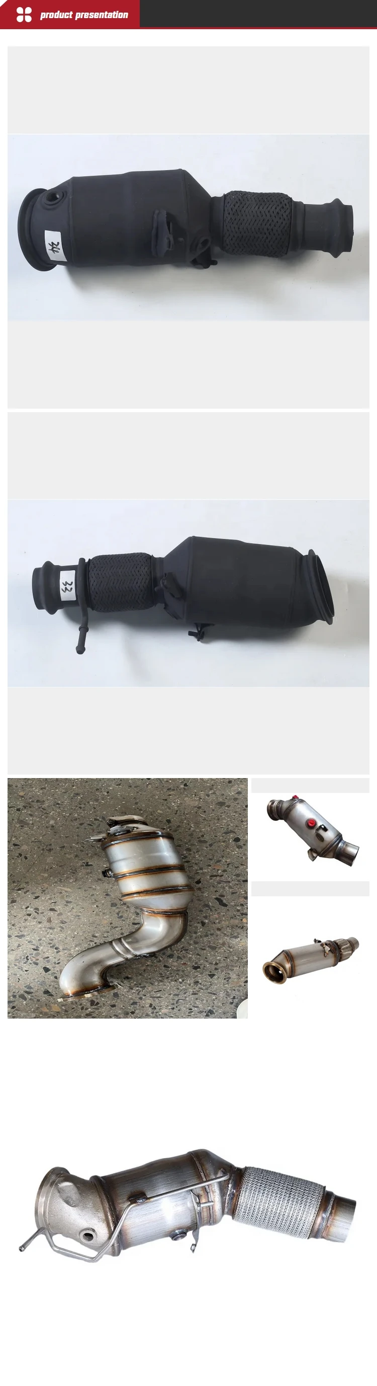 For BMW X5 Series Standard Catalytic Package Low Noise Three-way ...