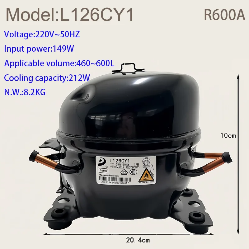 Don-per Compressor Refrigerator R600a S118CY1 for Cold Chain Freezers