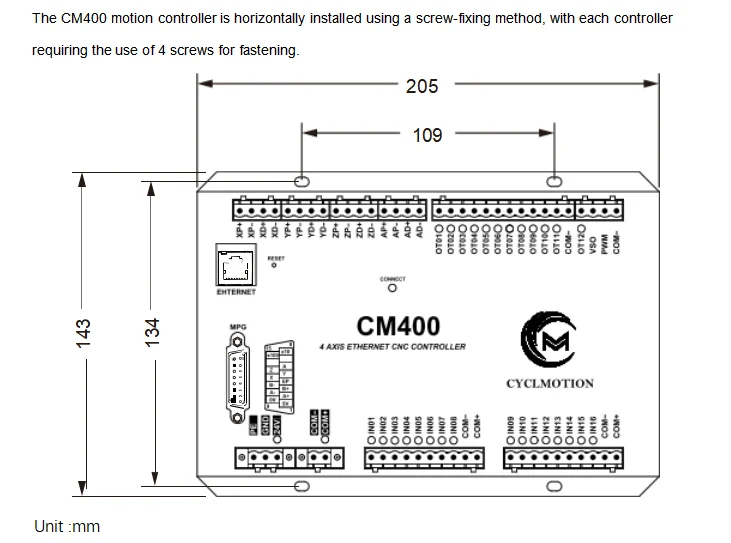 Plc RTCP CNC Controller Board 3/4/6Axis CM300 CM400 CM600 Power Mill Real-Time Control Protocol ...
