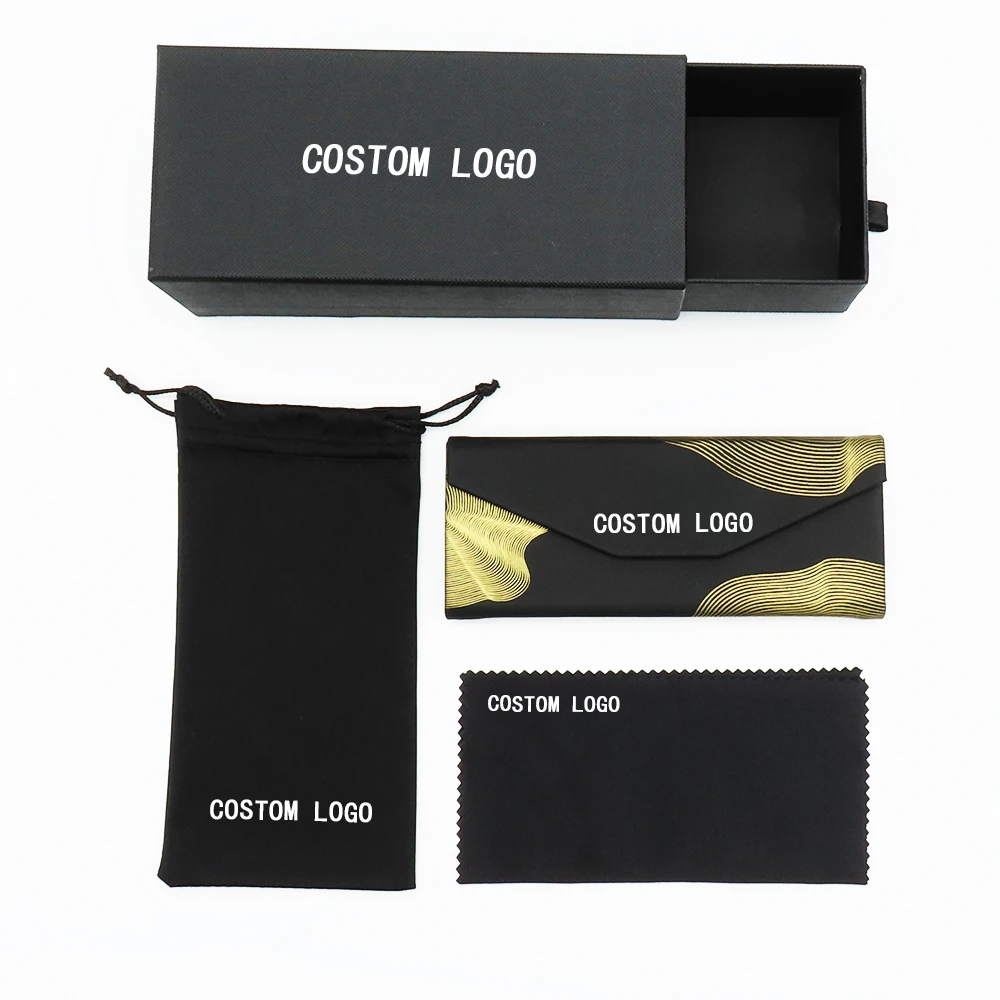 Customized Logo Shade Set Packaging Bag Pouch for Gafas XD