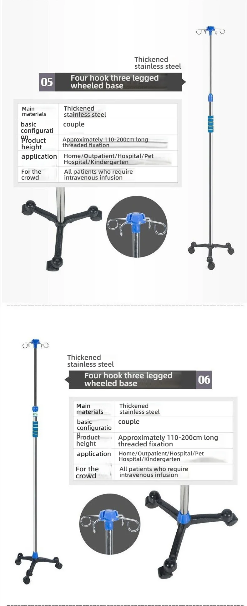 Hospital Ceiling Mounted IV Rail Drip Stand Bottle Hanger Medical ...