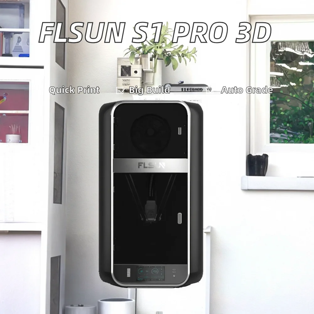 Flsun S1 Pro Desktop Industrial Delta 3D Printer Fastest 1200mm/s Large ...