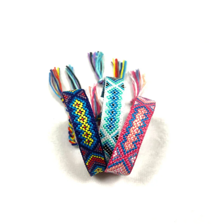 Nepal Bohemian Style Polyester Tassels Flat Wide Custom Adjustable ...