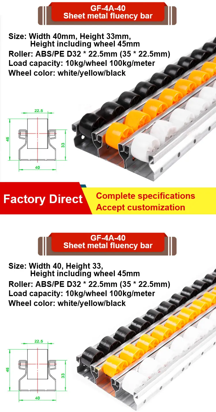 Aluminium Conveyor Roller Track Industrial Customized Aluminium Flow ...