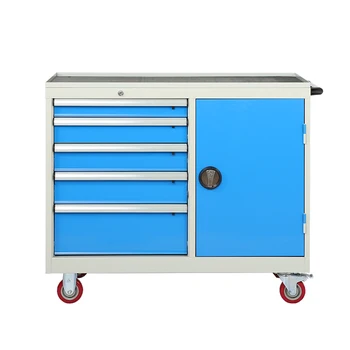 Rolling Tool Chest With Wheels Work Bench Tool Cabinet Workshop ...