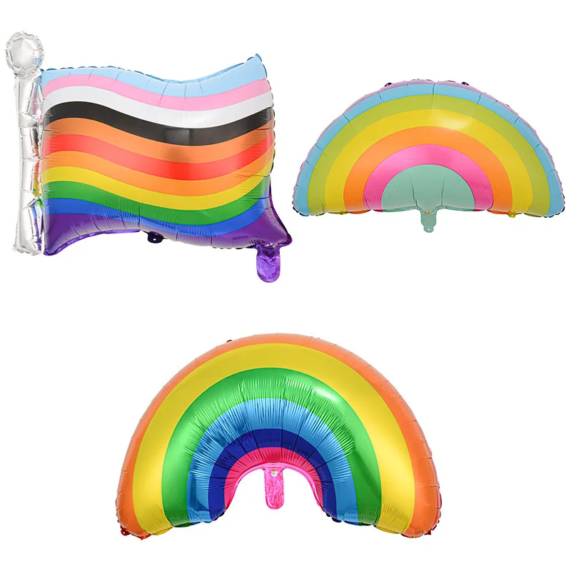 Rainbow Balloon Pride Day Theme Party Decoration Love Wins Aluminum ...