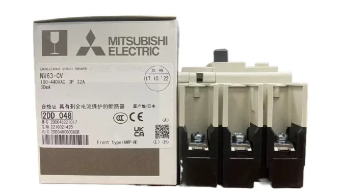 Mitsubishi Earth-Leakage Circuit Breaker NV125-SEV 3P 4P 60-125A