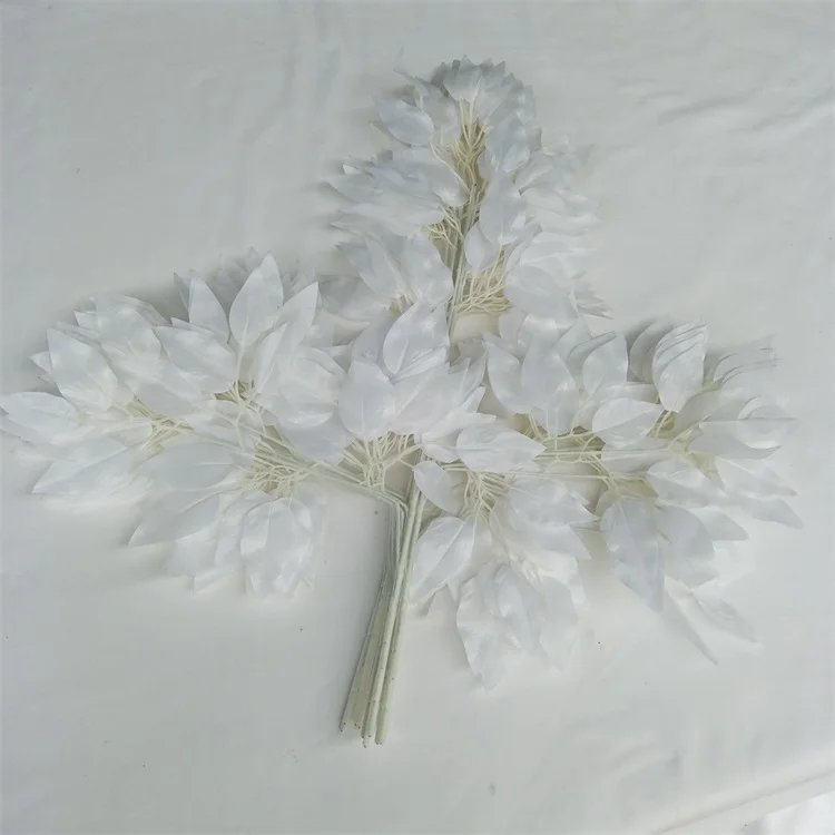 Artificial Plant Green Banyan Leaves for Home Wedding Decoration ...