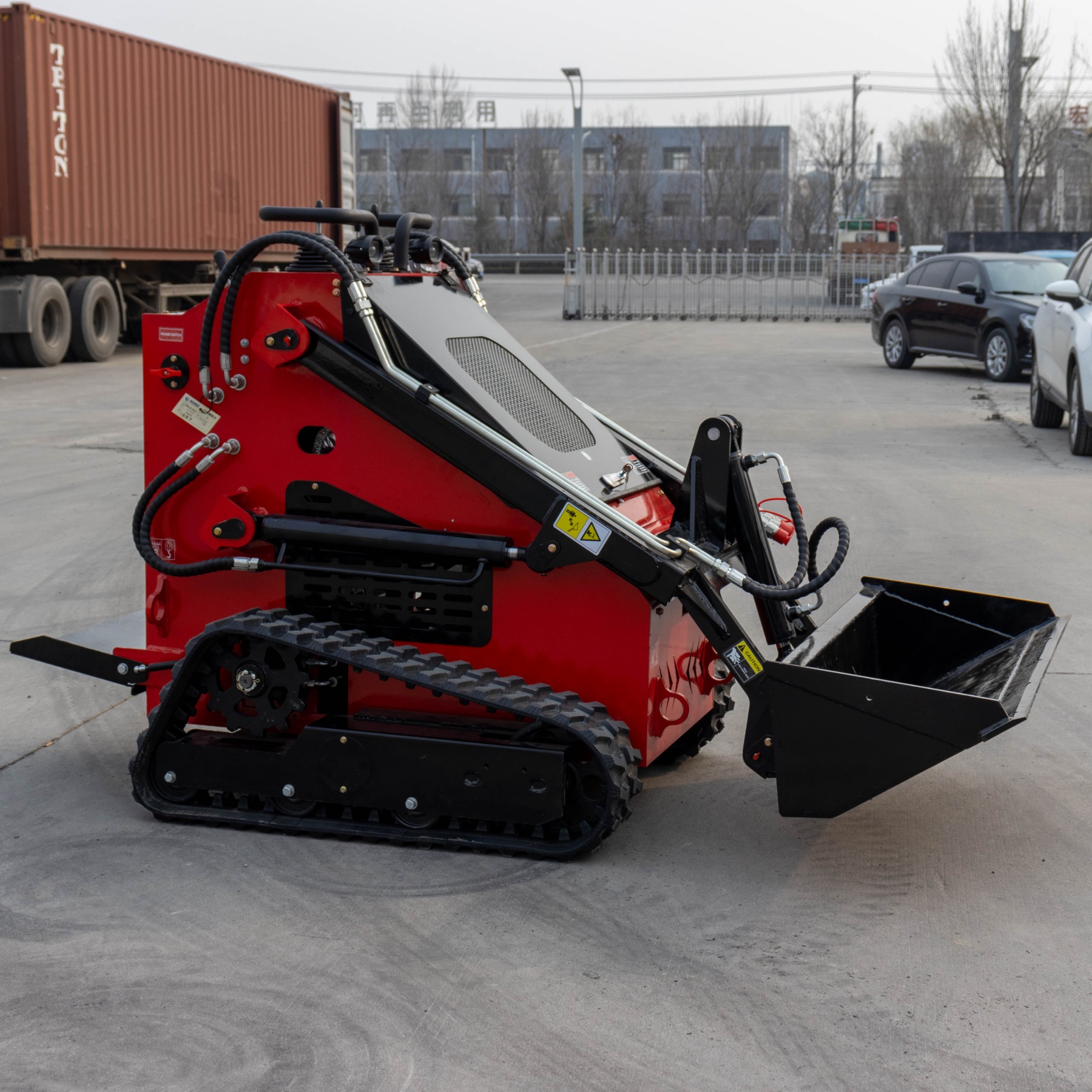 HT-380 Mini Skid Steer Loader with Low Fuel Consumption & 200KG Load ...
