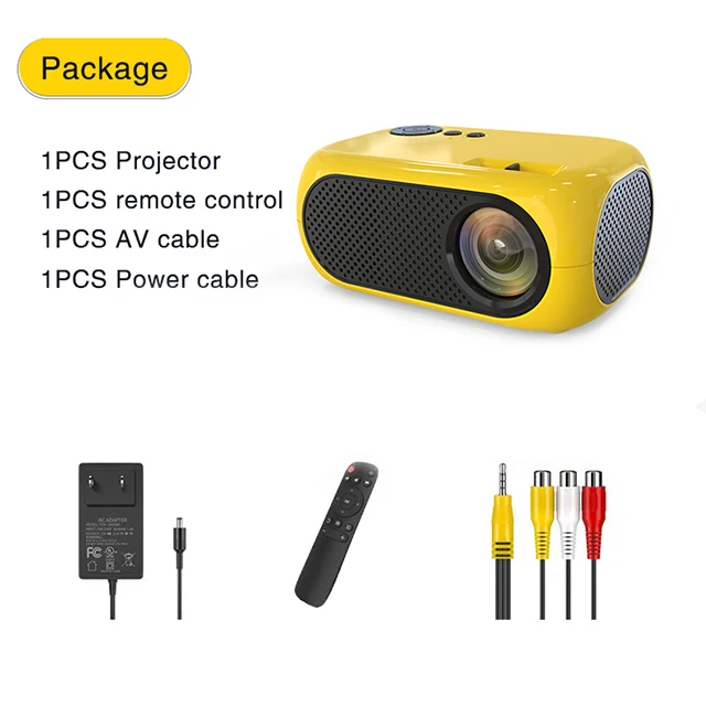 M24a Basic Models Mini Projector 24 60 Inches 480p Portable Mobile Home ...