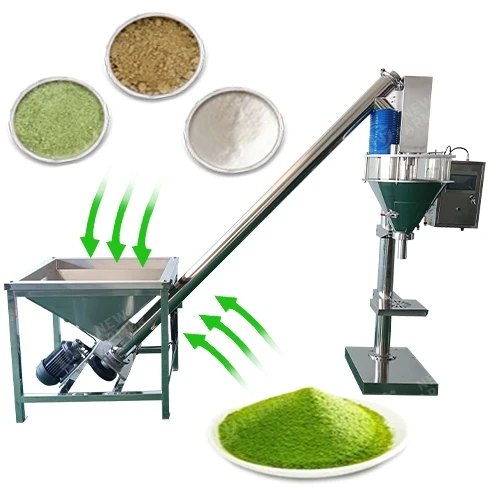 Stainless Steel Powder Filler Flour Filling Packaging Machine Auger ...