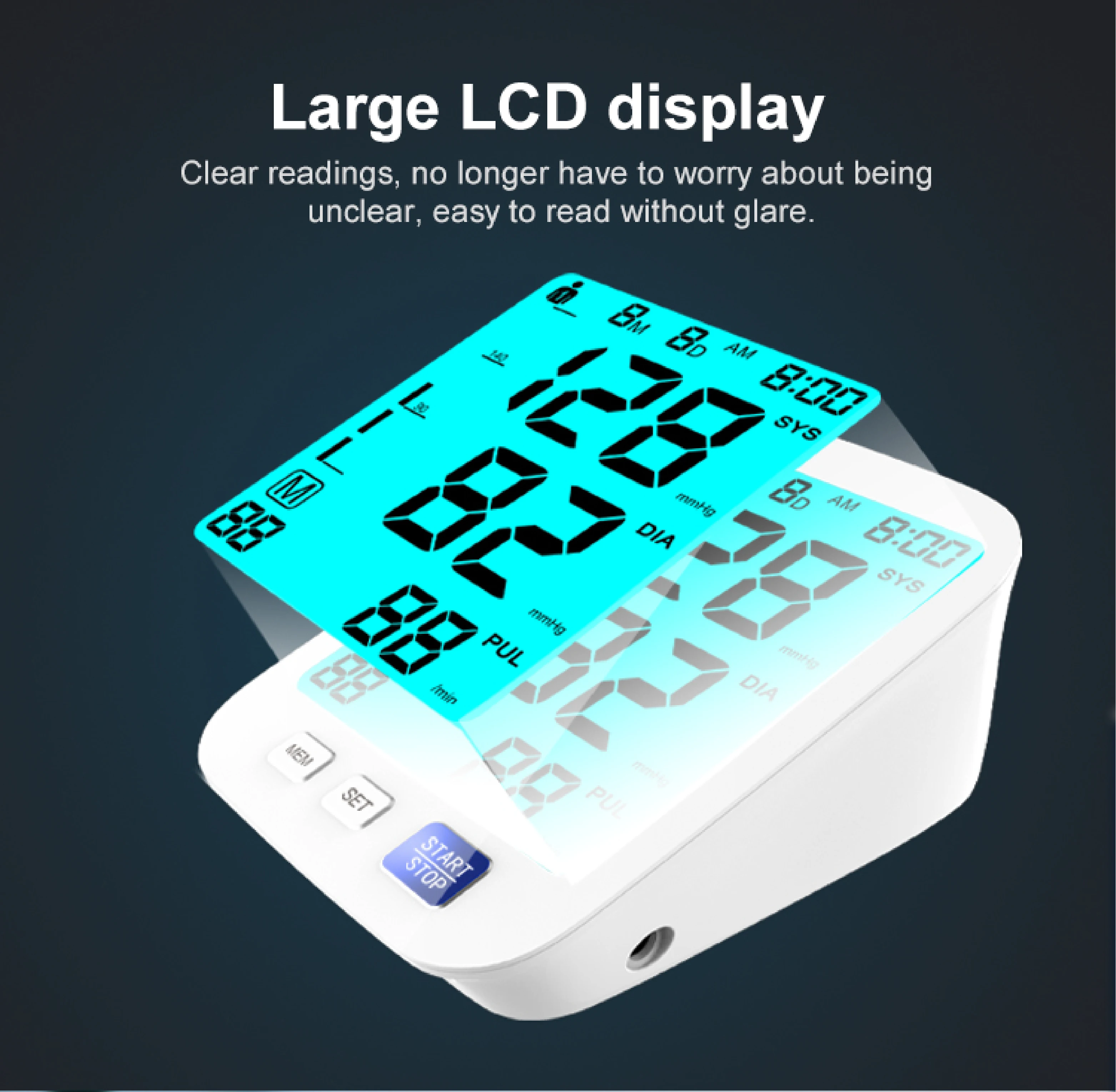 Hospital Clinic Automatic Digital Sphygmomanometer Ce Iso Bp Machine ...