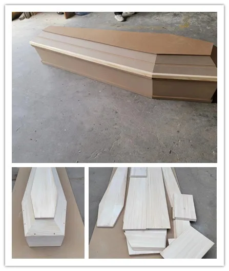 Adult Human Cheap Wooden Casket Coffin For Funeral Made By Balsa Light ...