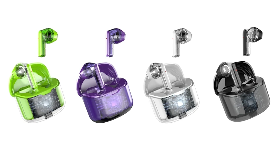New Trends 2023 Transparent Tws J225 Earbuds Wireless Low Latency ...