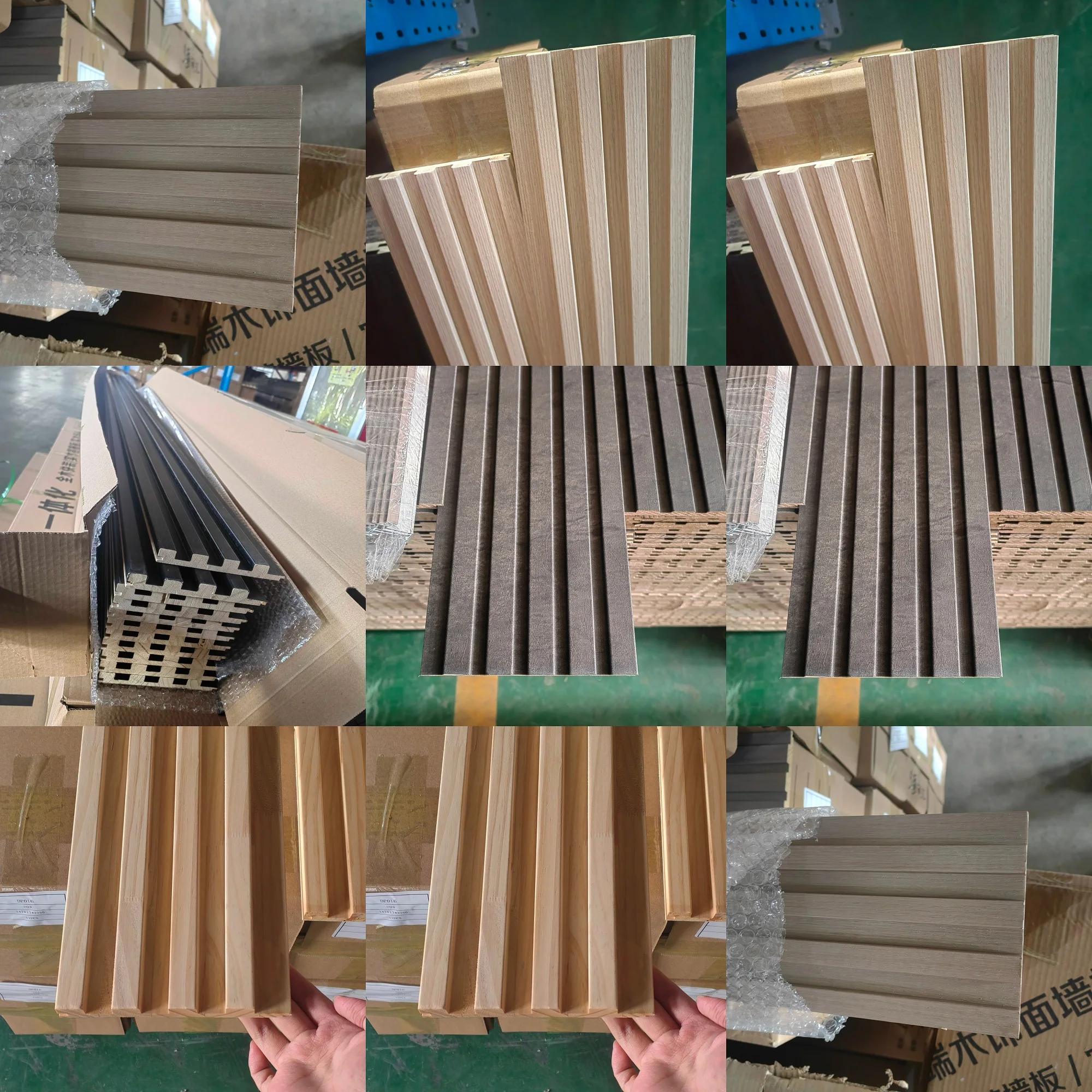 Luxury Style Waterproof MDF Easy to Install Fluted Wall Panels Boards ...