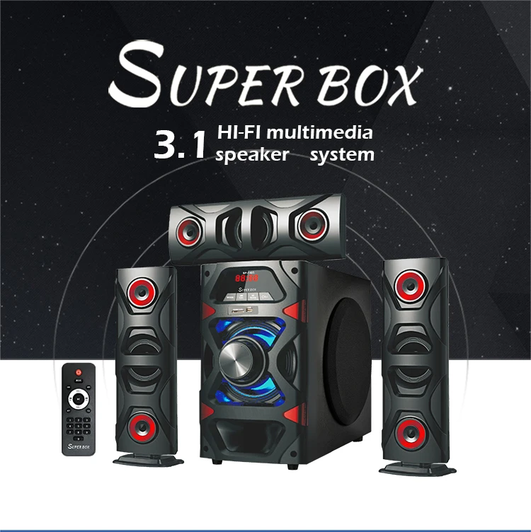 HOT SUPERBOX SP-1403 - Dynamic Bass Boost 3.1 Surround Sound