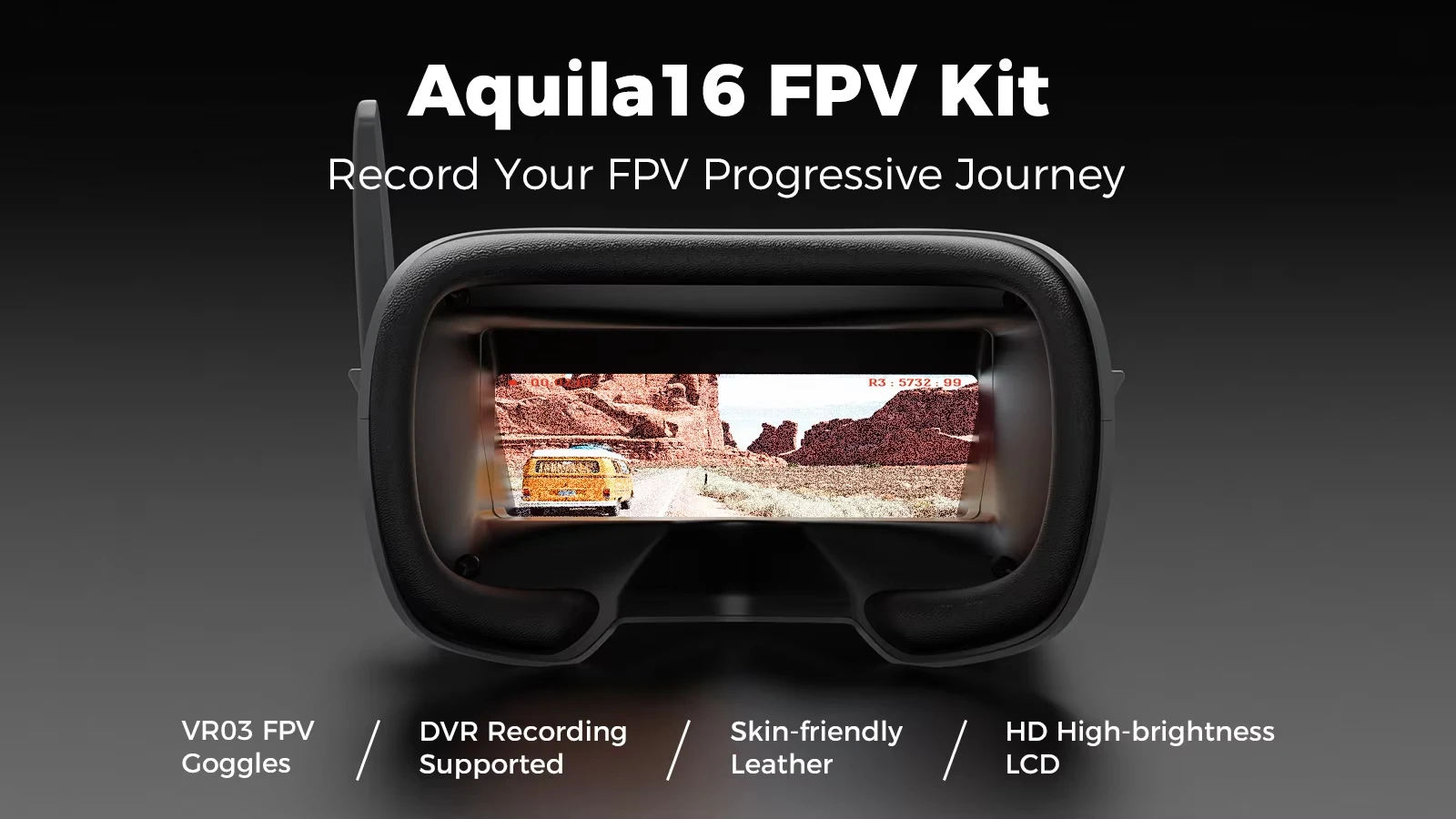 100% Original BETAFPV Aquila16 FPV Kit FPV Goggle DVR Record First ...