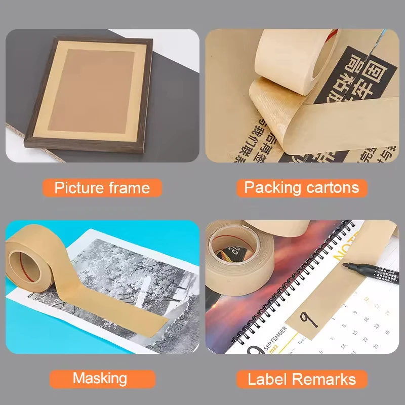 China YONGYU Kraft Paper Fiberglass Line Reinforced Carton Sealing Seal ...