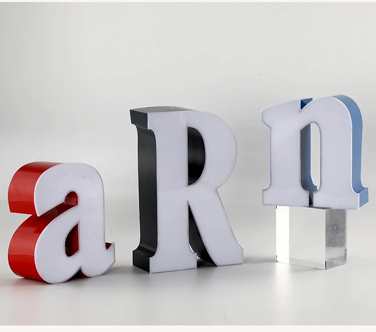 Illuminated Advertising Aluminium Coil LED Channel Letter Signs