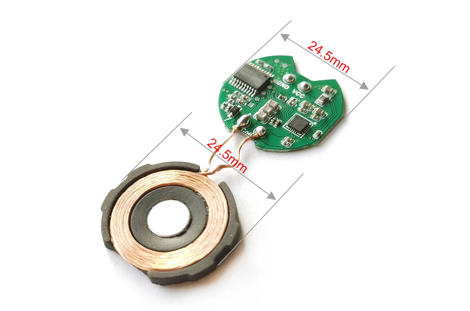 Qi Wireless Transmitter Pcb Circuit Board+ Coil 2.5w Wireless Charging Module Charger Module For ...