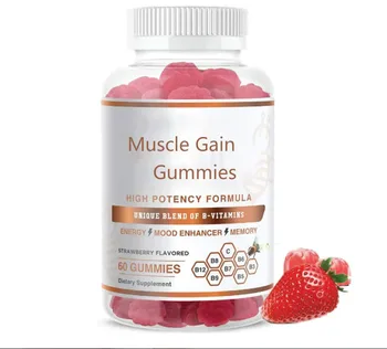 100% Natural Post Work Out Energy Gummies With Creatine Monohydrate ...