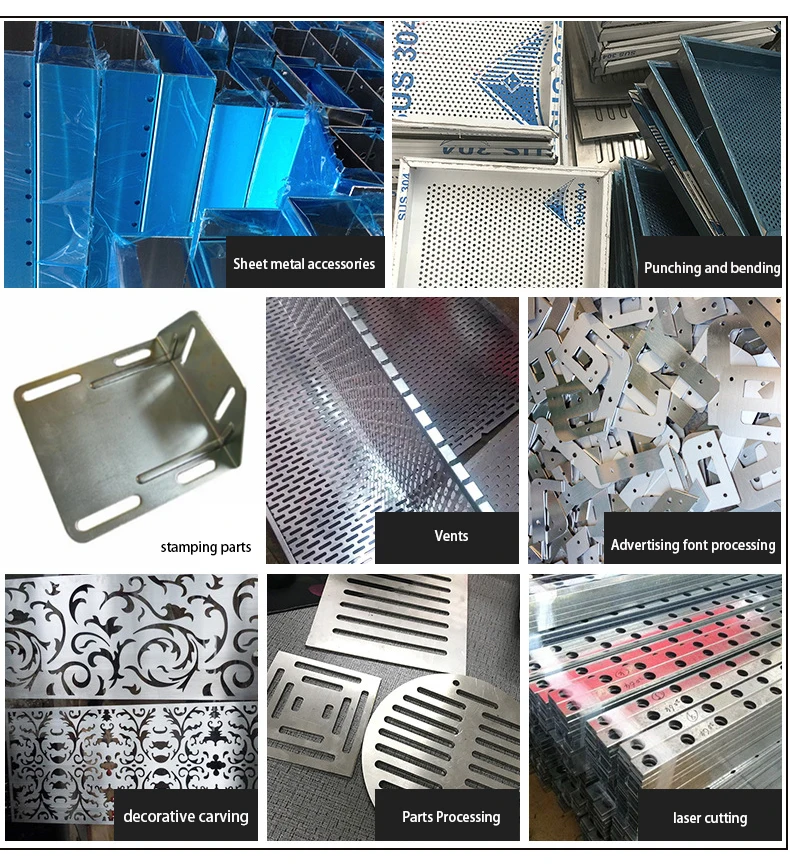 Custom Steel Metal Sheet Stamp Works Thin Metal Stamped Sheet Parts ...