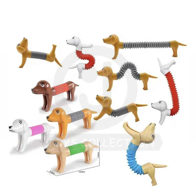 Animal Head Mini Pop Tube Sensory Toy For Adult Dog Fidget Stress ...