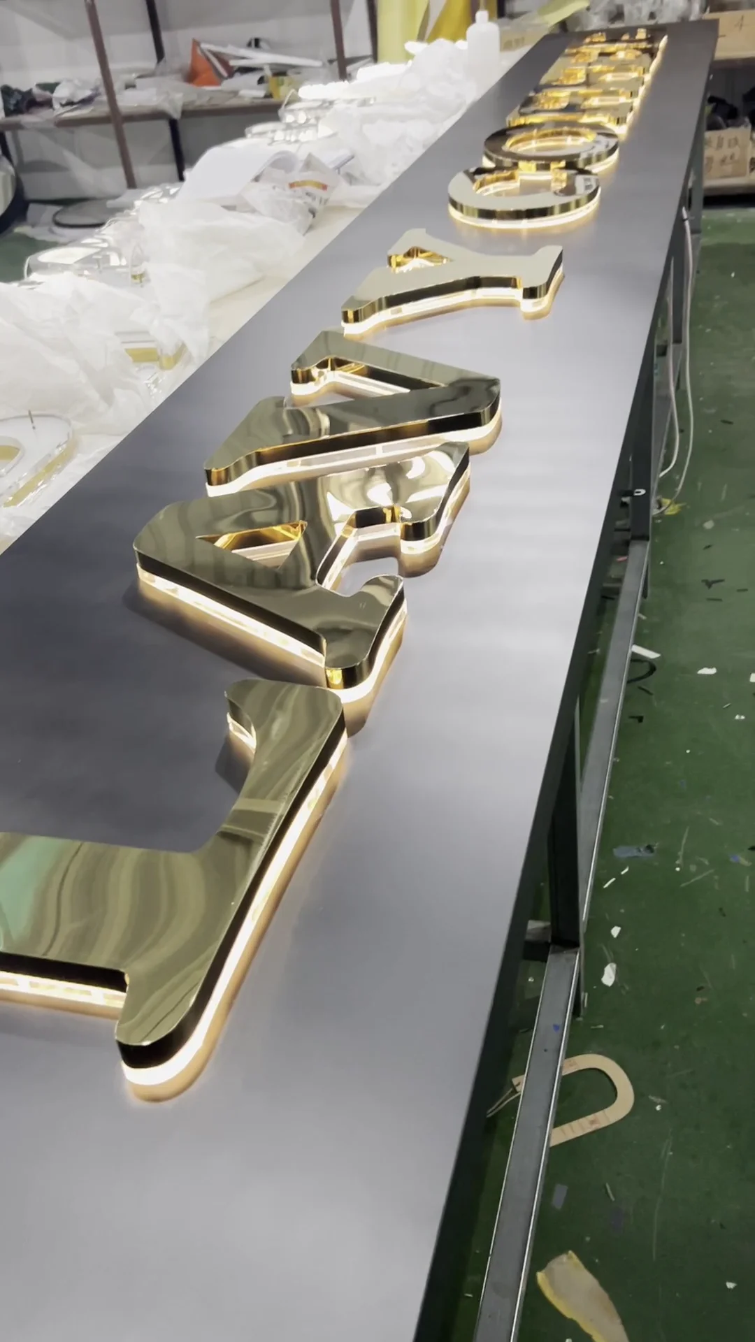 3d Backlit Sign Led Signage Custom Outdoor Logo Acrylic Letters ...