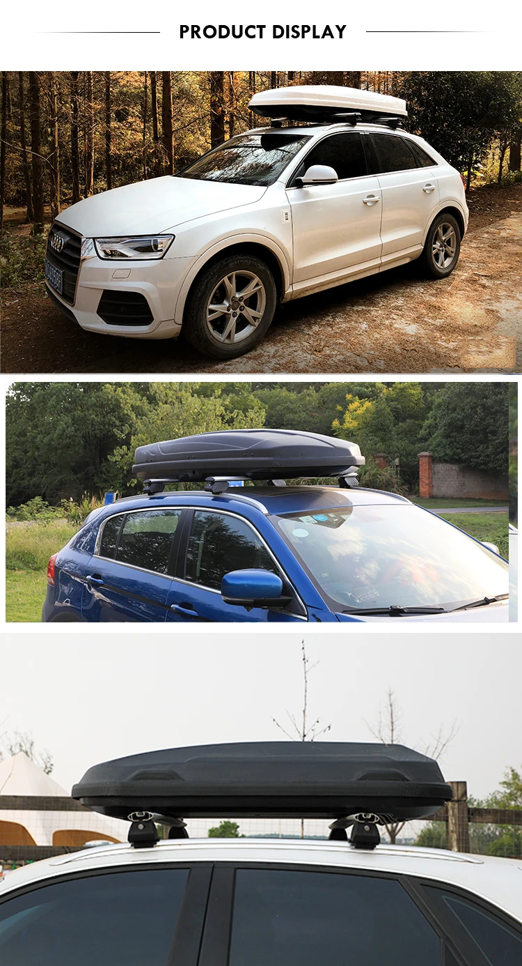 500L OEM ABS+ASA SUV Car Dual Side Open Waterproof Travel Roof Boxes Cargo