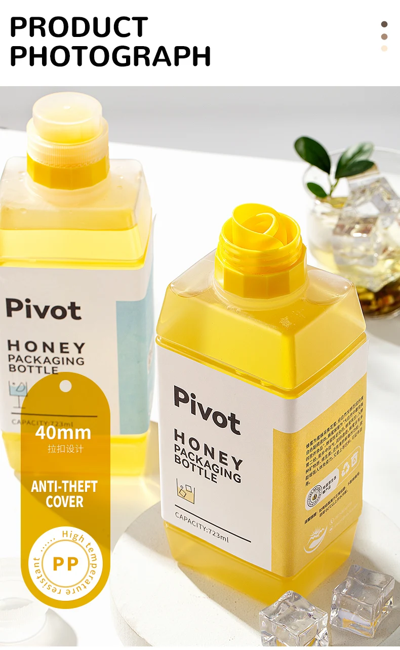 New Product Large Capacity Cuboid Pp Material Coconut Oil Sauce Storage ...