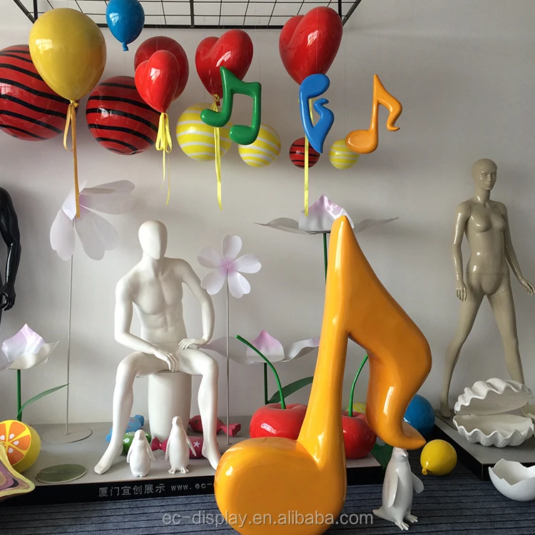 Customize Visual Display Music Notes Props - Buy Fiberglass Music Notes ...