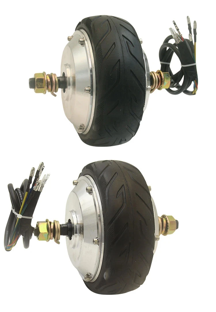 24V36V Geared Gear Motor DC Brushless Hub Speed Control 6 Inch Motor ...