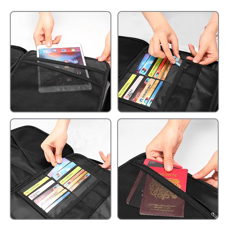 Portable Passport Certificate Fireproof and Waterproof Document Storage ...