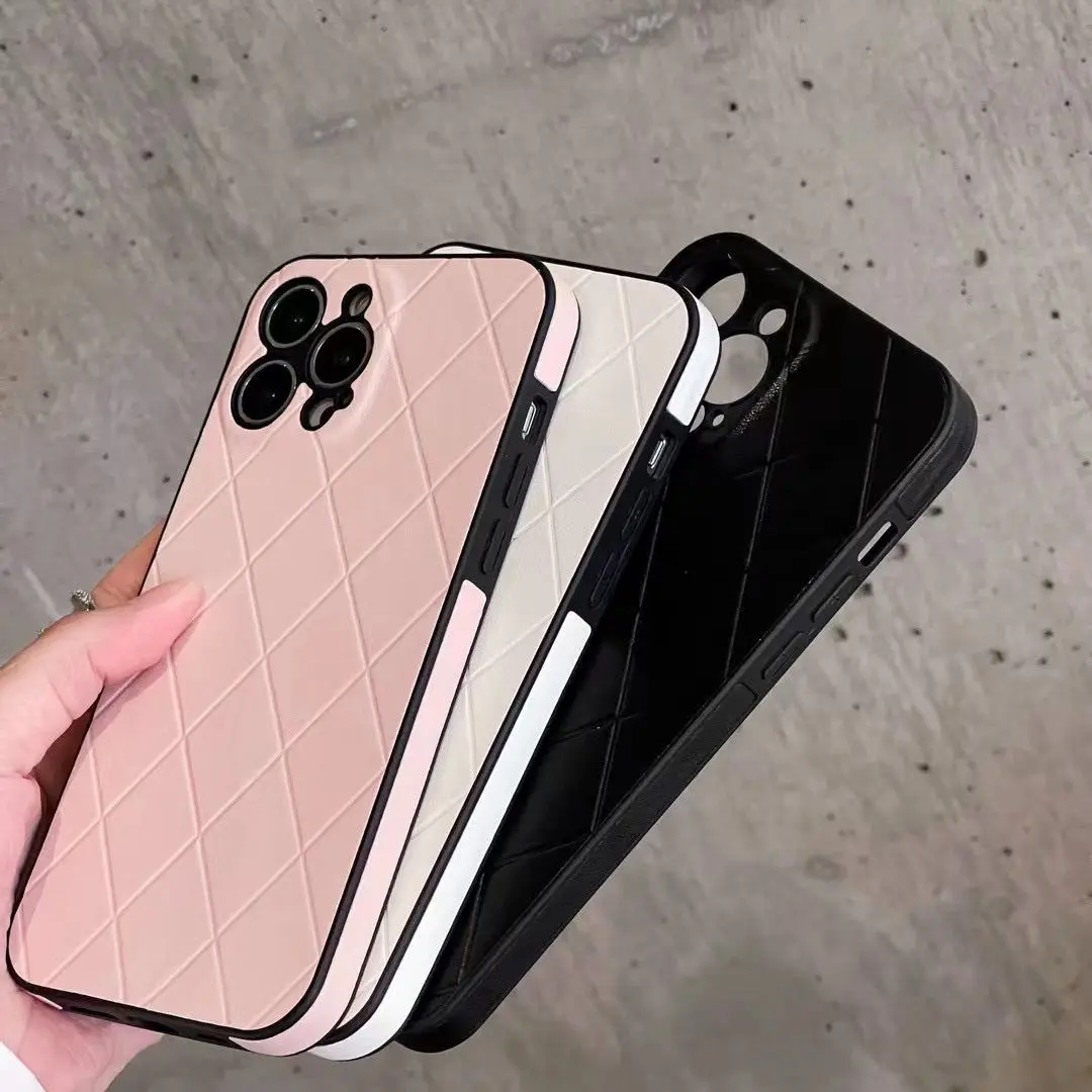 Luxury Leather Soft Shell Shock-proof Phone Cover Apple Mobile Phone ...