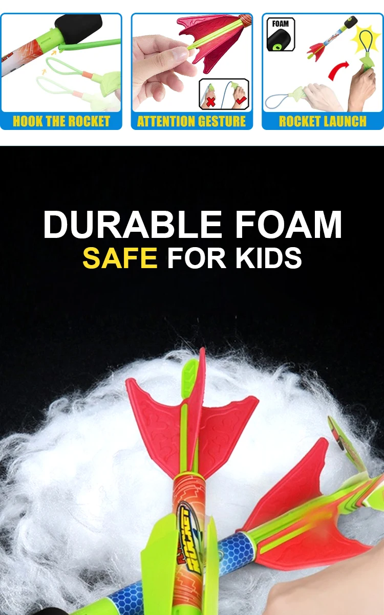 Slingshot Rockets Launchers - Fun Outdoor Toys for Kids