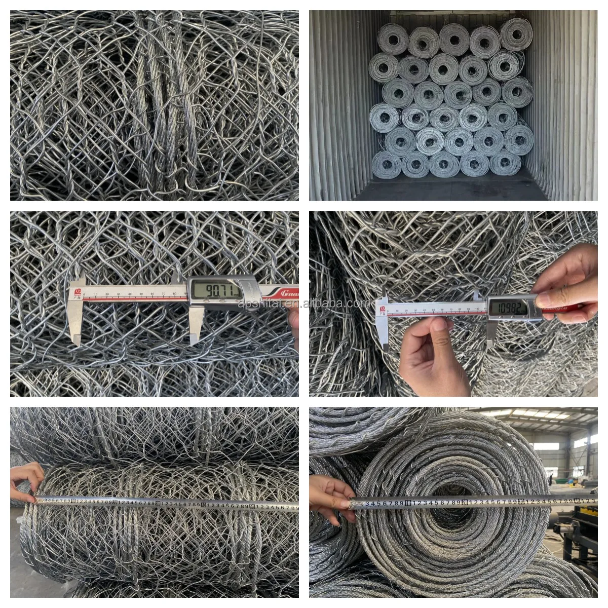 Gabion Slope Protection - Durable Wire Rope Mesh Nets