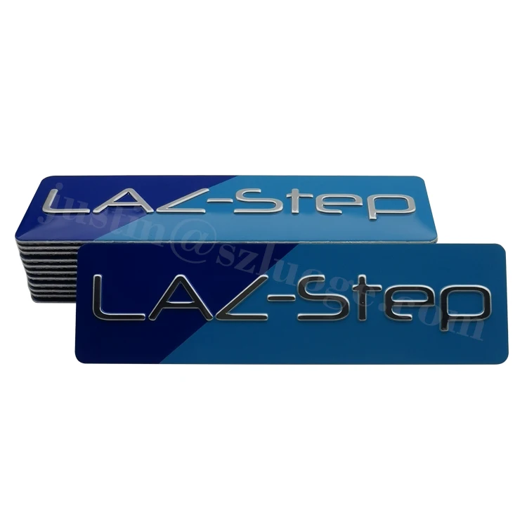 Custom 3d Sticker Printing Metal Labels Brand Plates With Embossed ...